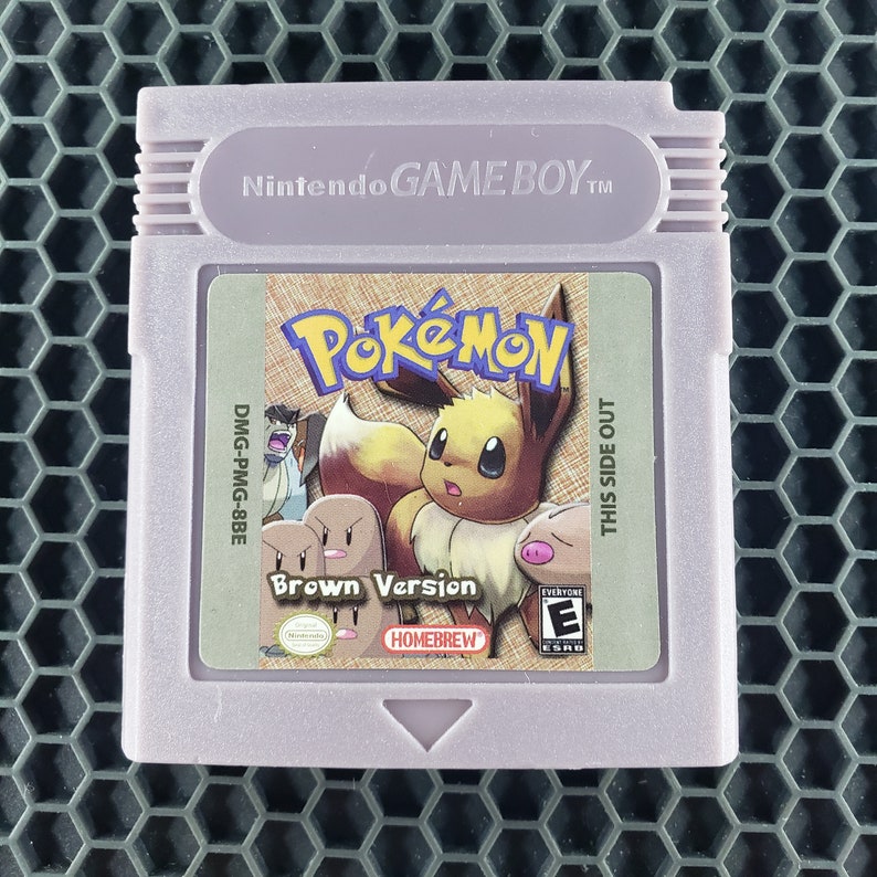 Pokémon Brown Version GBC nintendo Gameboy Color Fan Made - Etsy