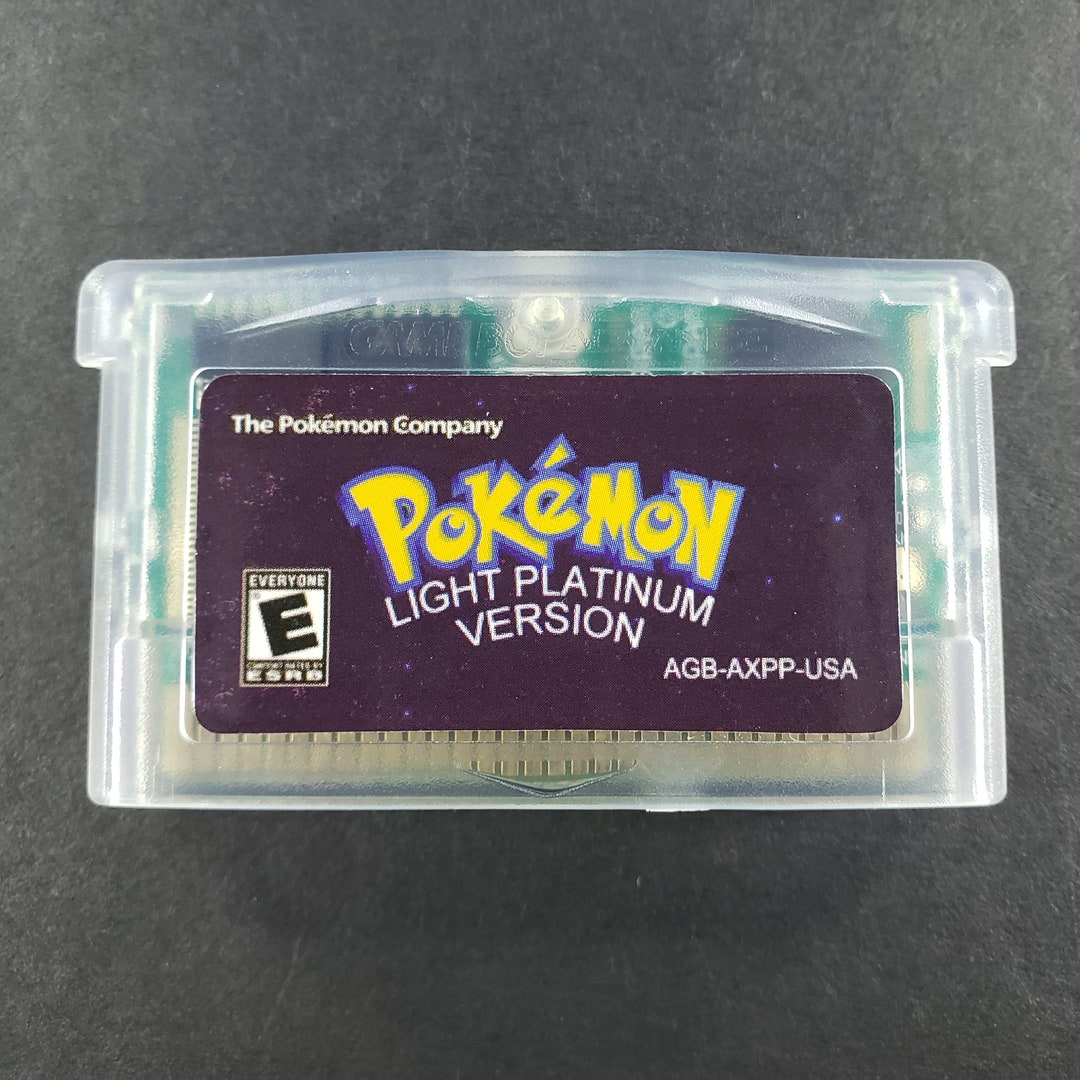 Pokémon Light Platinum Version GBA (gameboy Advance) Fan Made Homebrew Game - Etsy