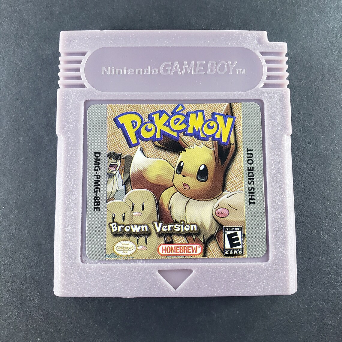 Pokémon Brown Version GBC nintendo Gameboy Color Fan Made - Etsy