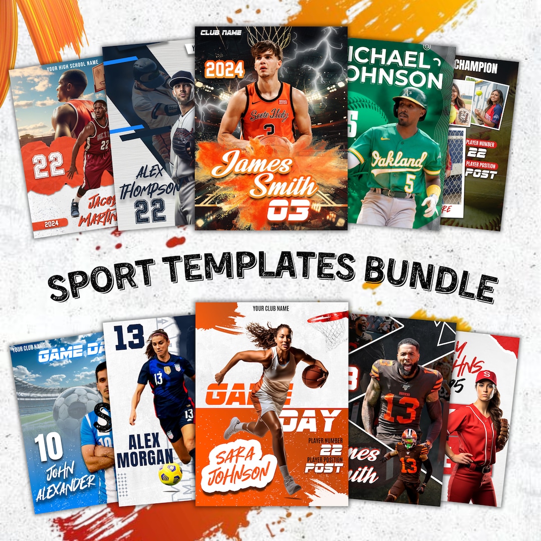 10 Canva Sports Templates, Create Custom Sports Posters, Sports ...