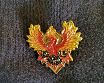 Phoenix Pin - Etsy