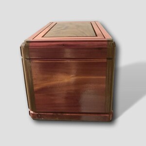 Handmade Cedar Box Wood Urn Burial Box Cremation Funeral Urn for Ashes ...