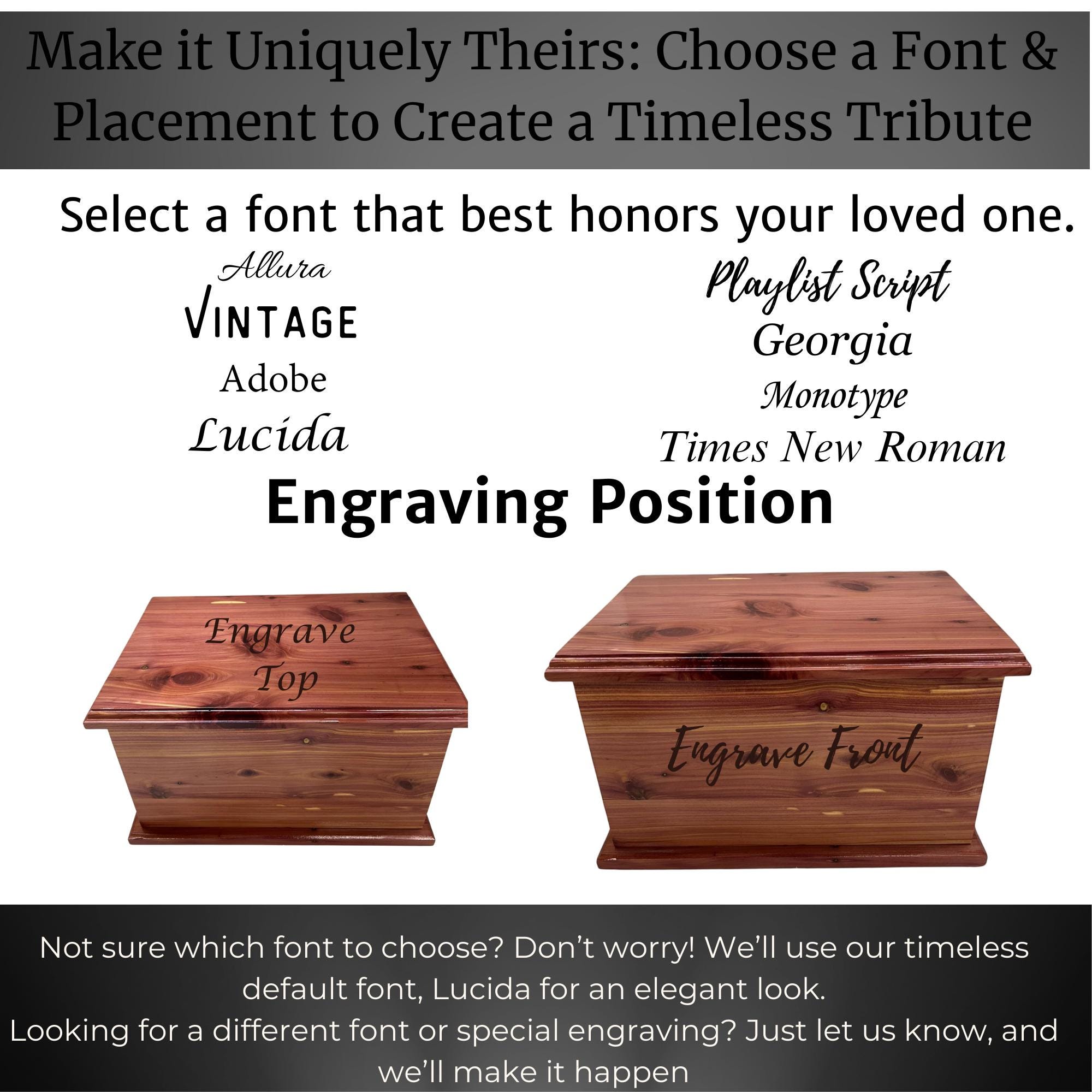 Cedar Wood Funeral Box-wooden Cremation Urn-wood Funeral Burial Urn for ...