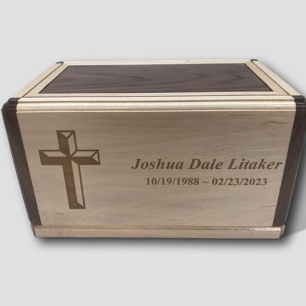 Wooden Cremation Urn - Etsy