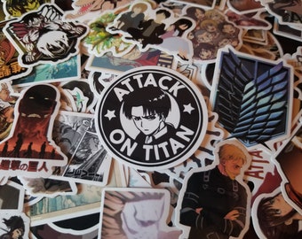 Attack on Titan Sticker Car - Etsy