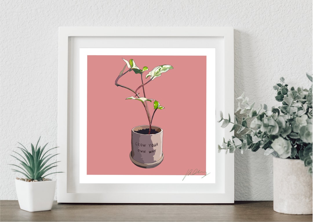 A5 Plant Print - Etsy