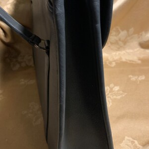 Vintage Coach NYC Shoulder Brief Envelope Portfolio Flannel Grey Style ...