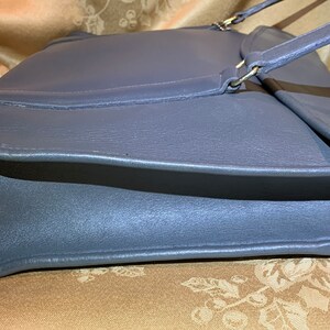 Vintage Coach NYC Shoulder Brief Envelope Portfolio Flannel Grey Style ...