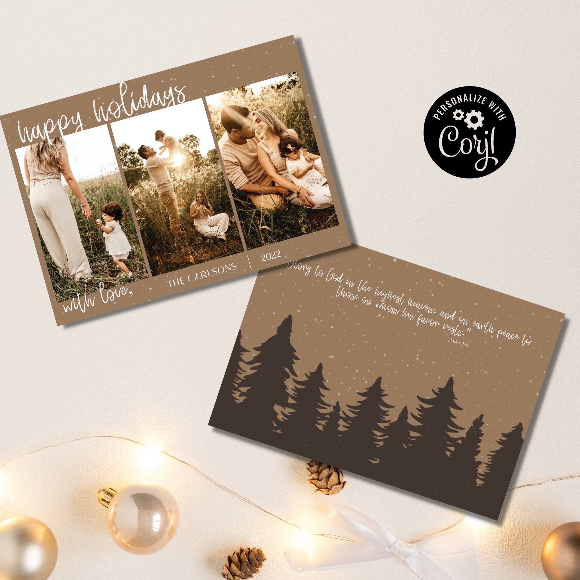 Religious Christmas Letter Template