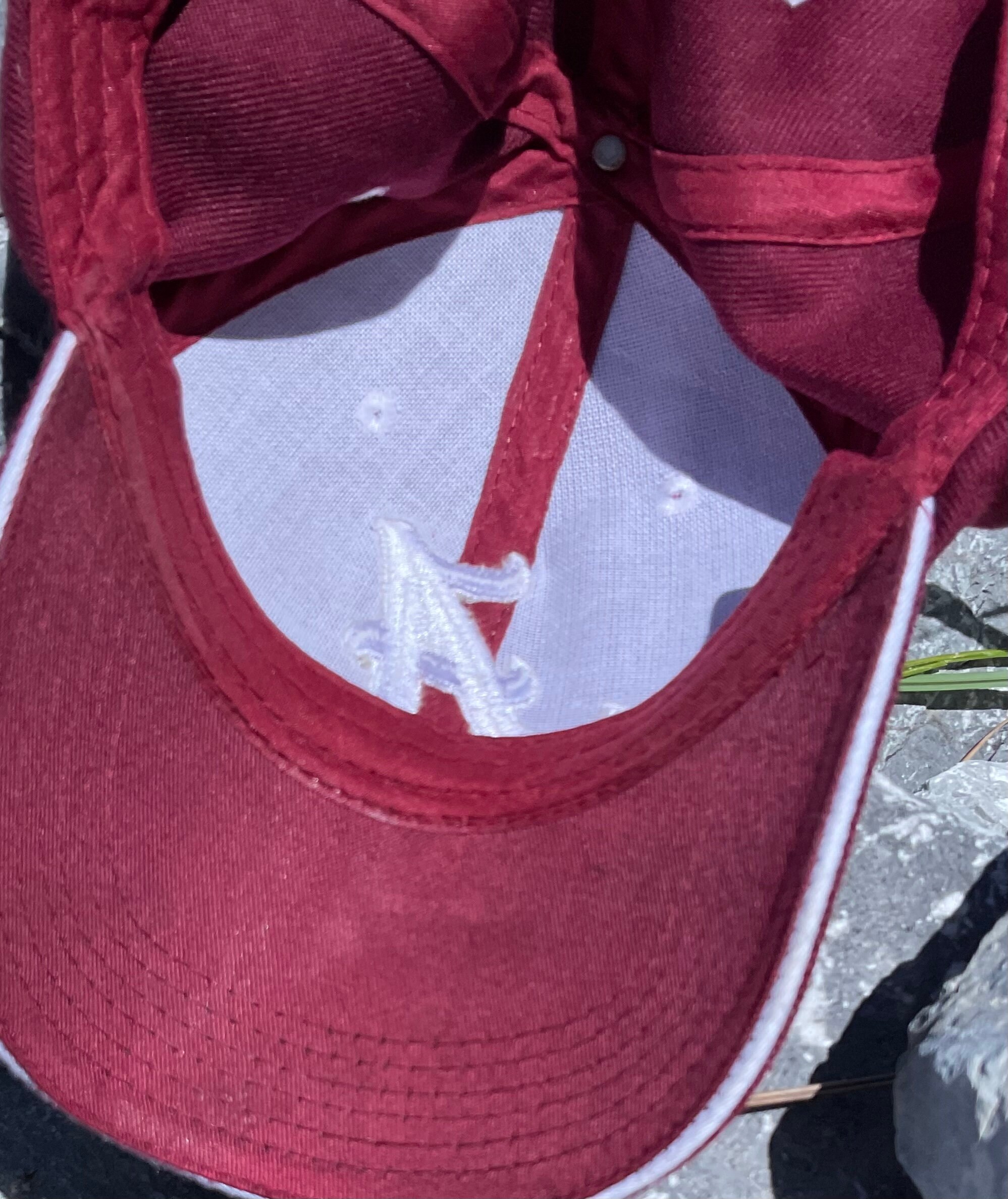 Vintage ALABAMA CRIMSON TIDE University of Alabama Cap/hat Velcro ...