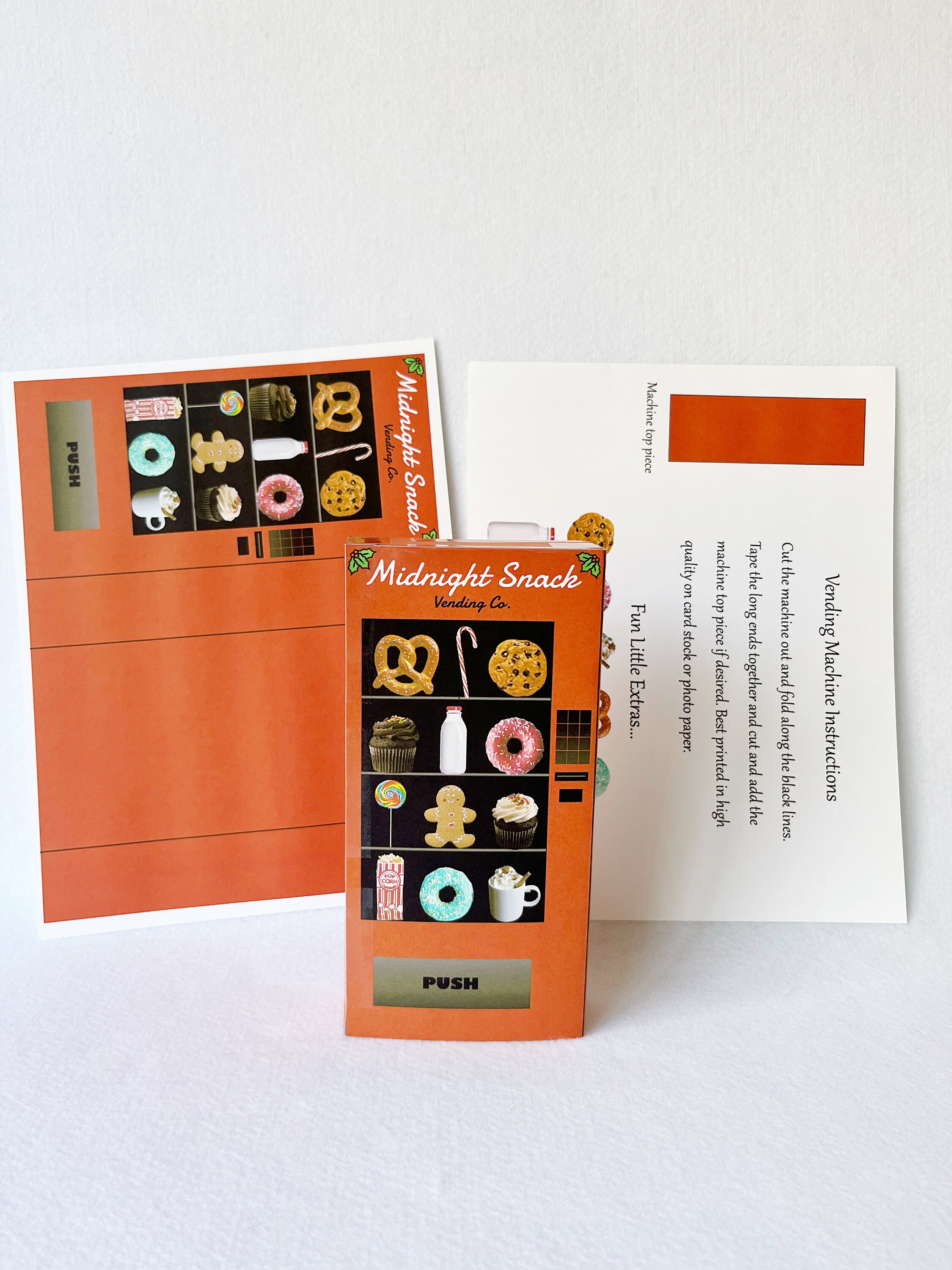 Small Vending Machine Printable / Christmas Scout Elf Prop - Etsy