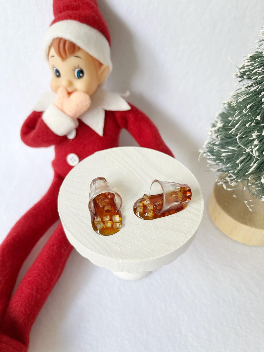 Spilled Soda Pop / Spilled Sweet Tea / Christmas Elf Prop / Elf Cola ...