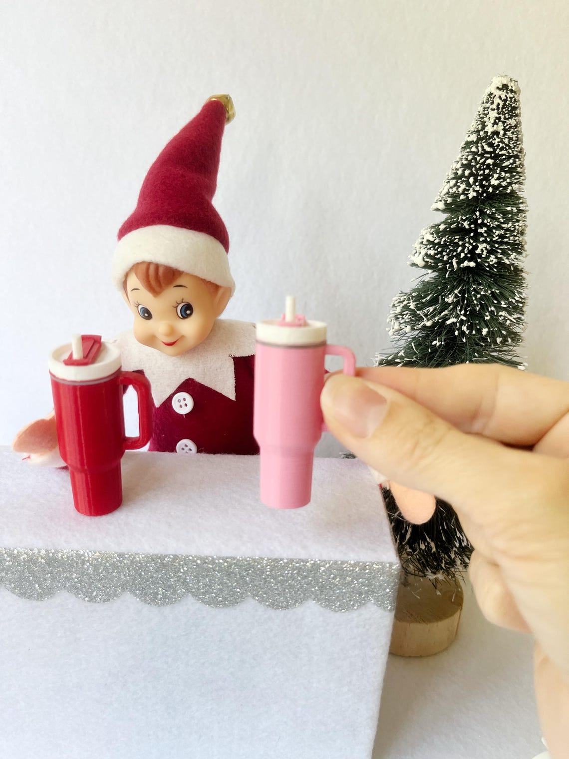 Elf/doll Sized Stanley Tumbler (replica) / Christmas Elf Prop / Elf ...