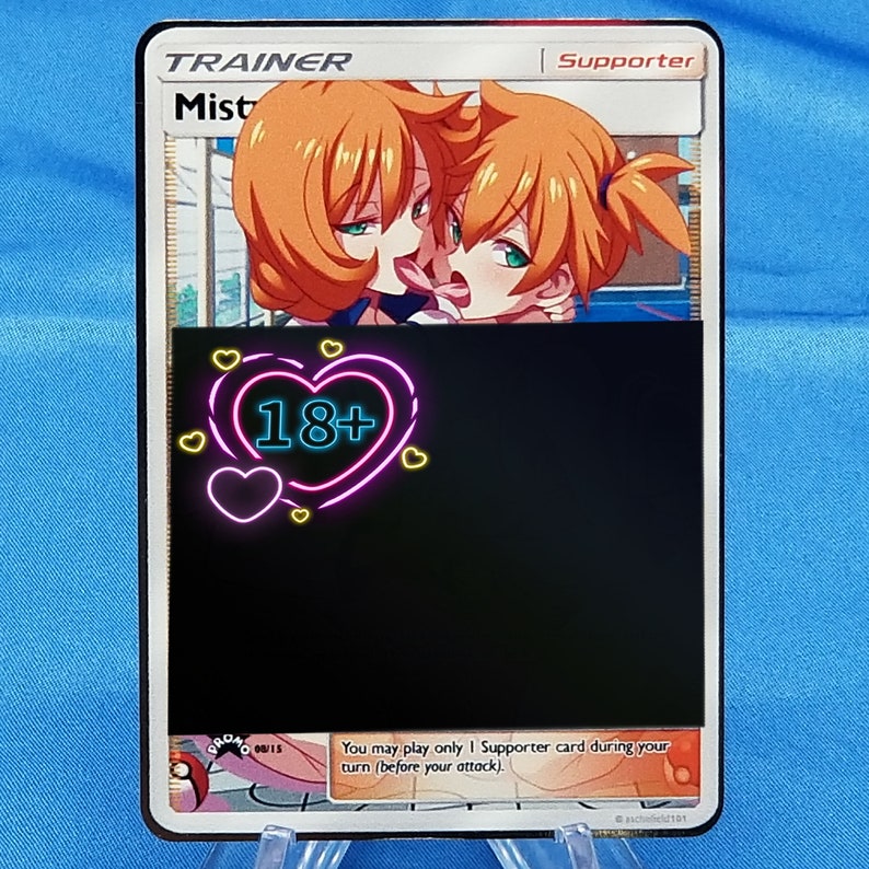 Sexy Pokemon Card Tracking Included Nsfw Mistymisty Full Etsy Singapore