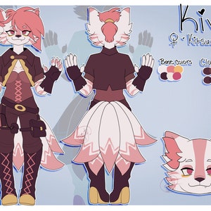 Custom Furry Reference Sheet Commissions - Etsy
