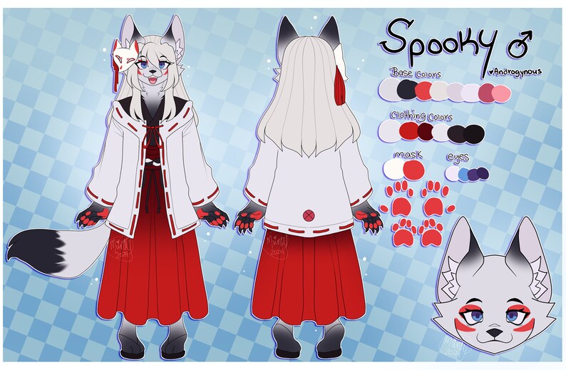 Custom Furry Reference Sheet Commissions - Etsy