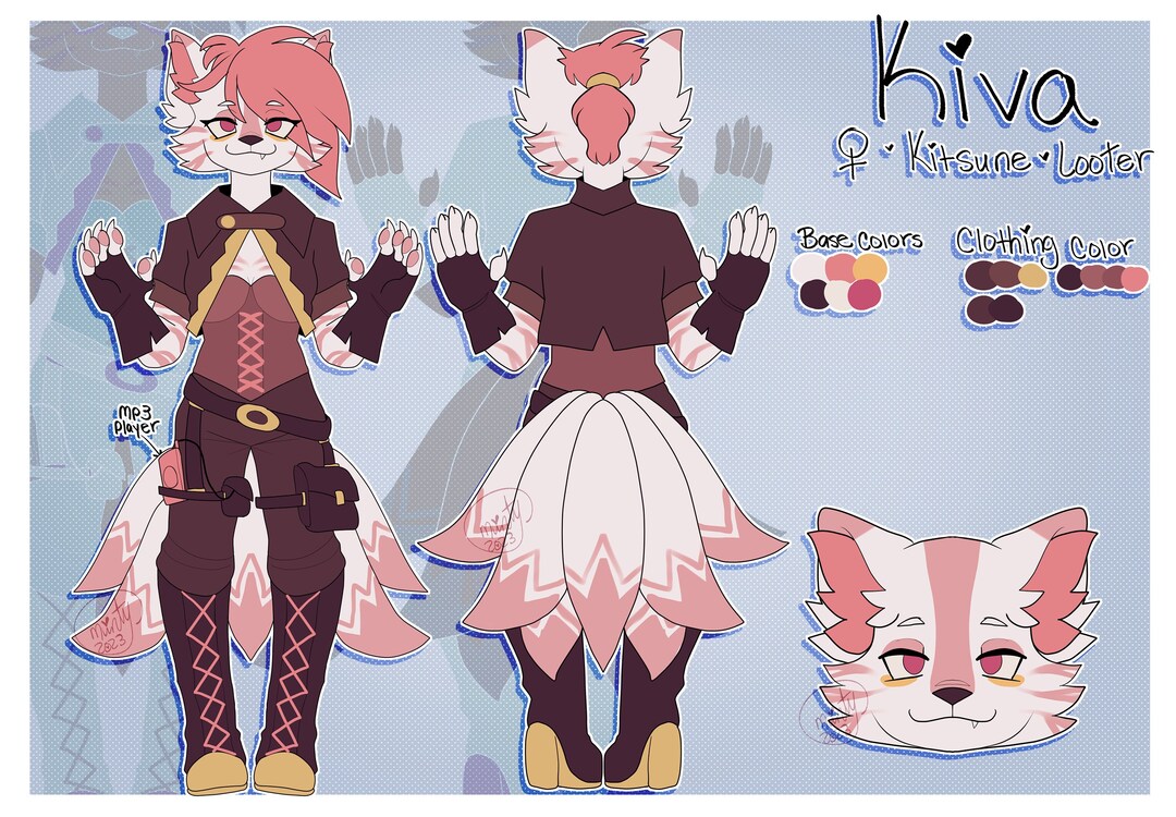 Custom Furry Reference Sheet Commissions - Etsy Custom Furry Reference Sheet Commissions - Etsy