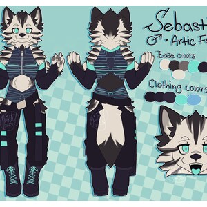 Custom Furry Reference Sheet Commissions - Etsy