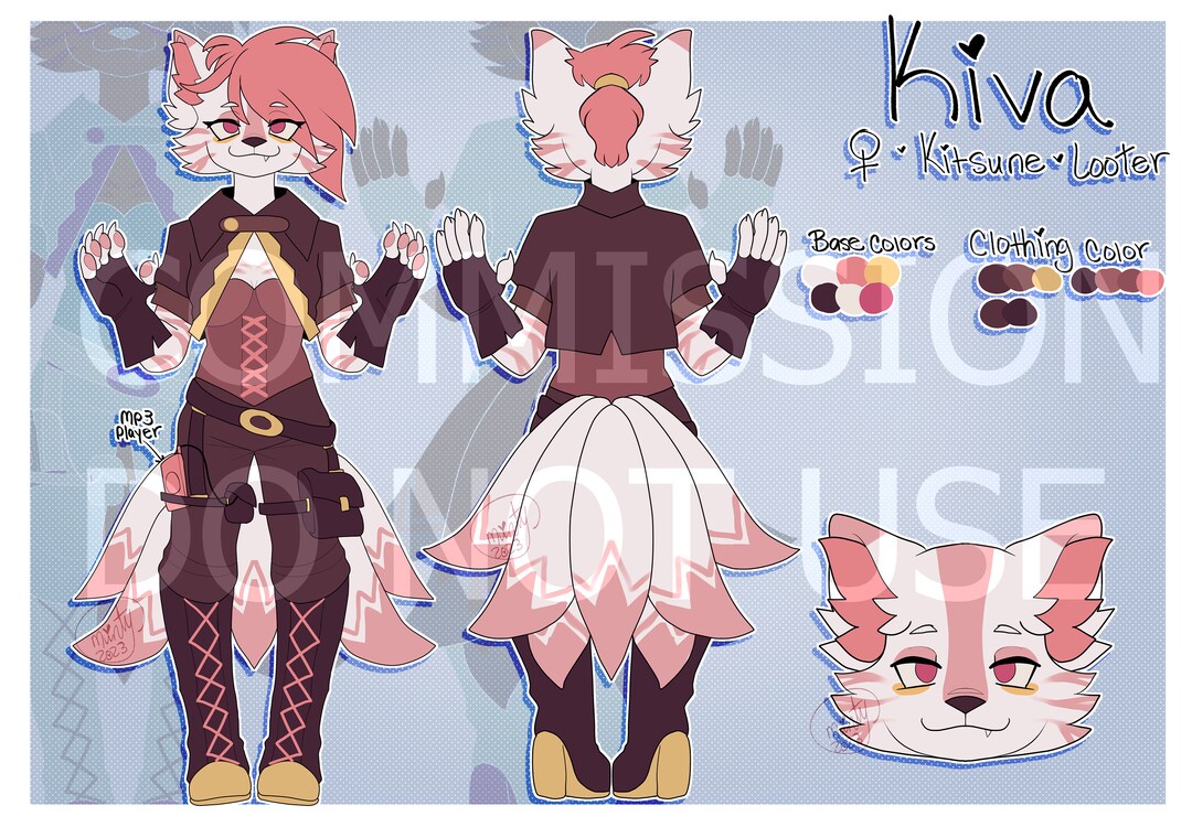 Custom Furry Reference Sheet Commissions - Etsy