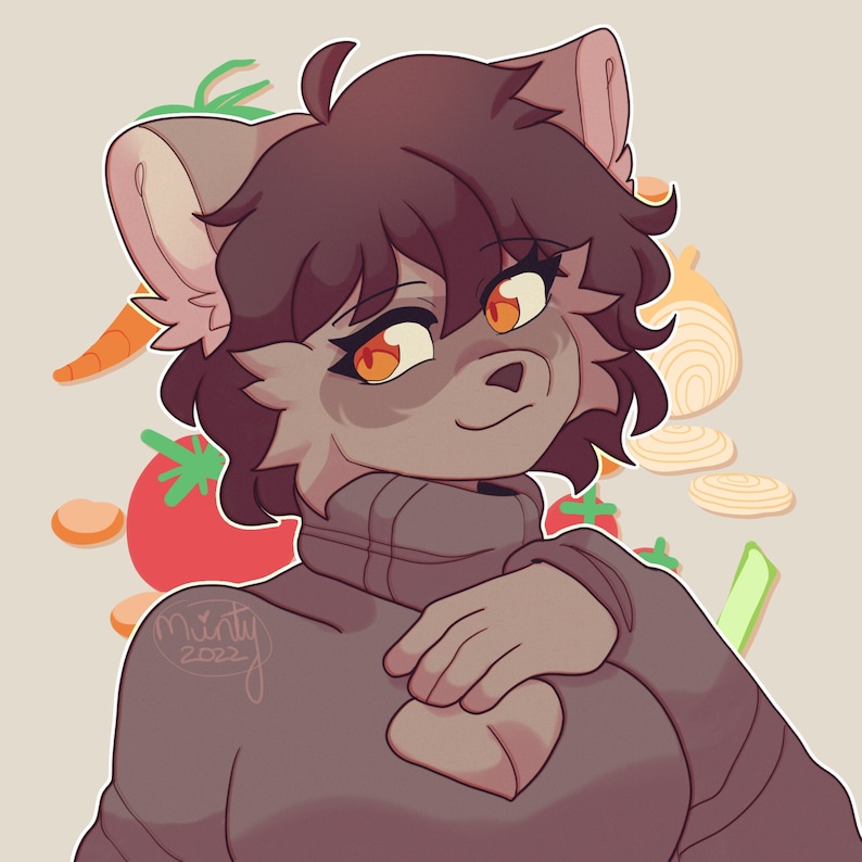 Custom Furry Headshot Commissions - Etsy