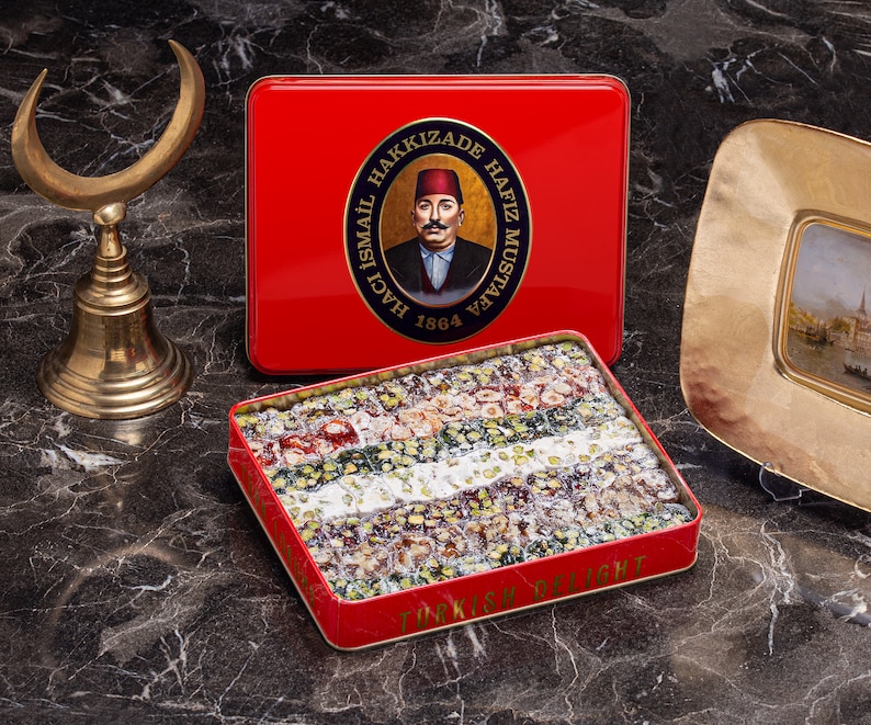 Turkish Delight, Mixed Turkish Delight, (metal - Tin Box), Hafiz ...