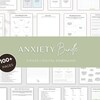 Anxiety Printable Worksheets, Anxiety Journal Digital, Mental Health ...