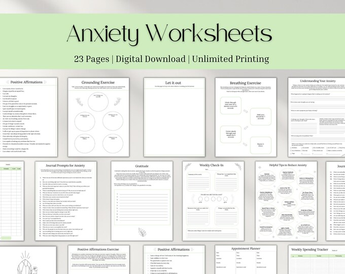 Self Confidence Worksheets Self Esteem Workbook Mental - Etsy