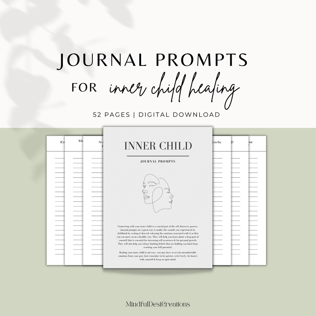 Inner Child Journal Prompts Inner Child Workbook Inner Child - Etsy ...