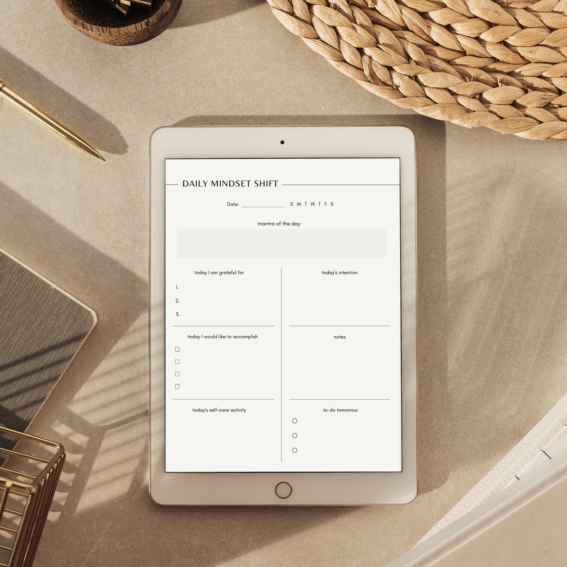 Growth Mindset Planner Printable Mindset Journal Mindset - Etsy Canada