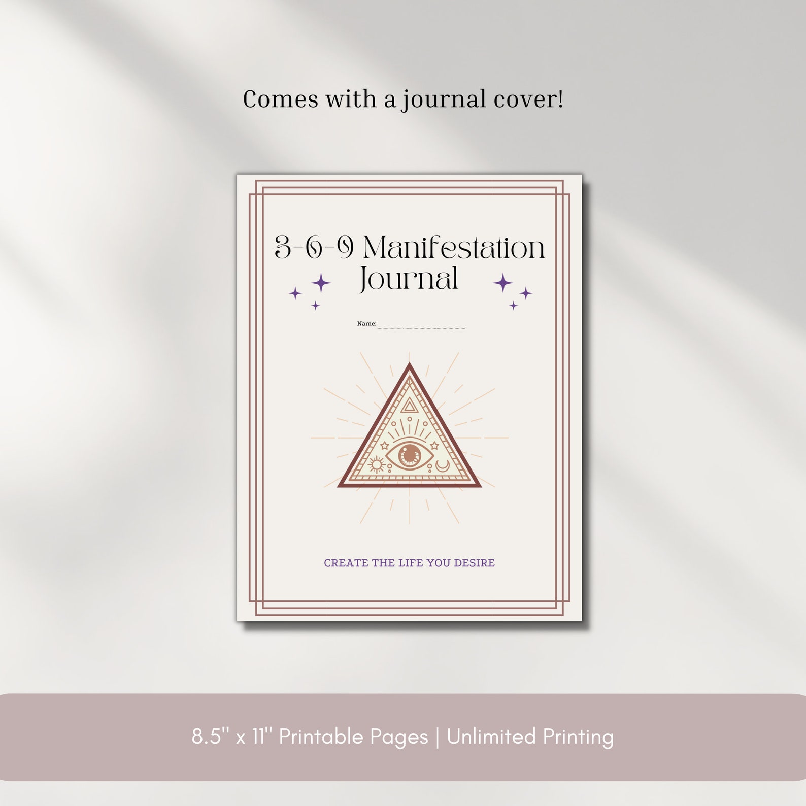 369 Manifestation Printable Journal 369 Method Manifest - Etsy Canada