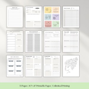 Self Care Printable Planner Self Love Journal Self Care - Etsy