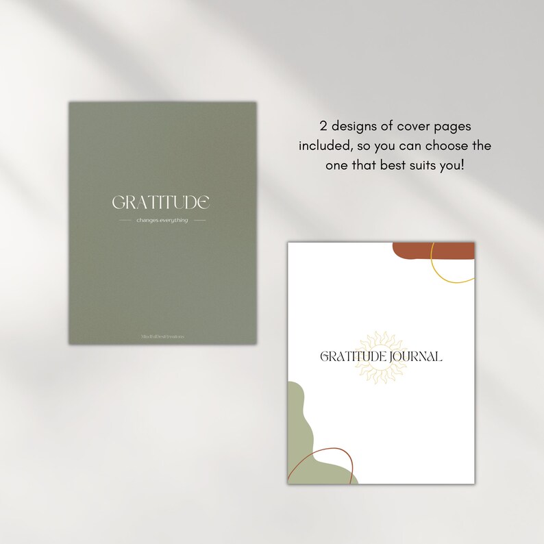 Gratitude Journal Bundle Gratitude Journal Printable Daily - Etsy
