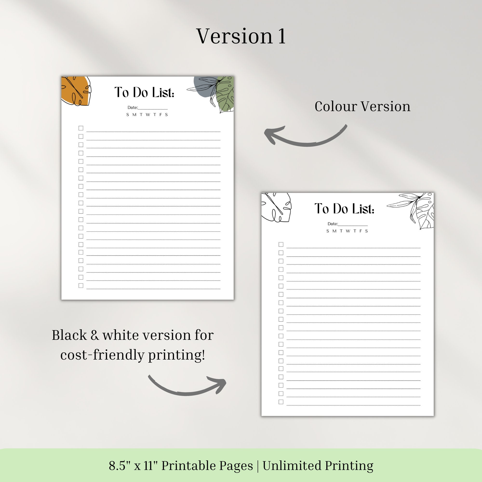 To Do List Printable Boho to Do List Planner to Do List PDF - Etsy