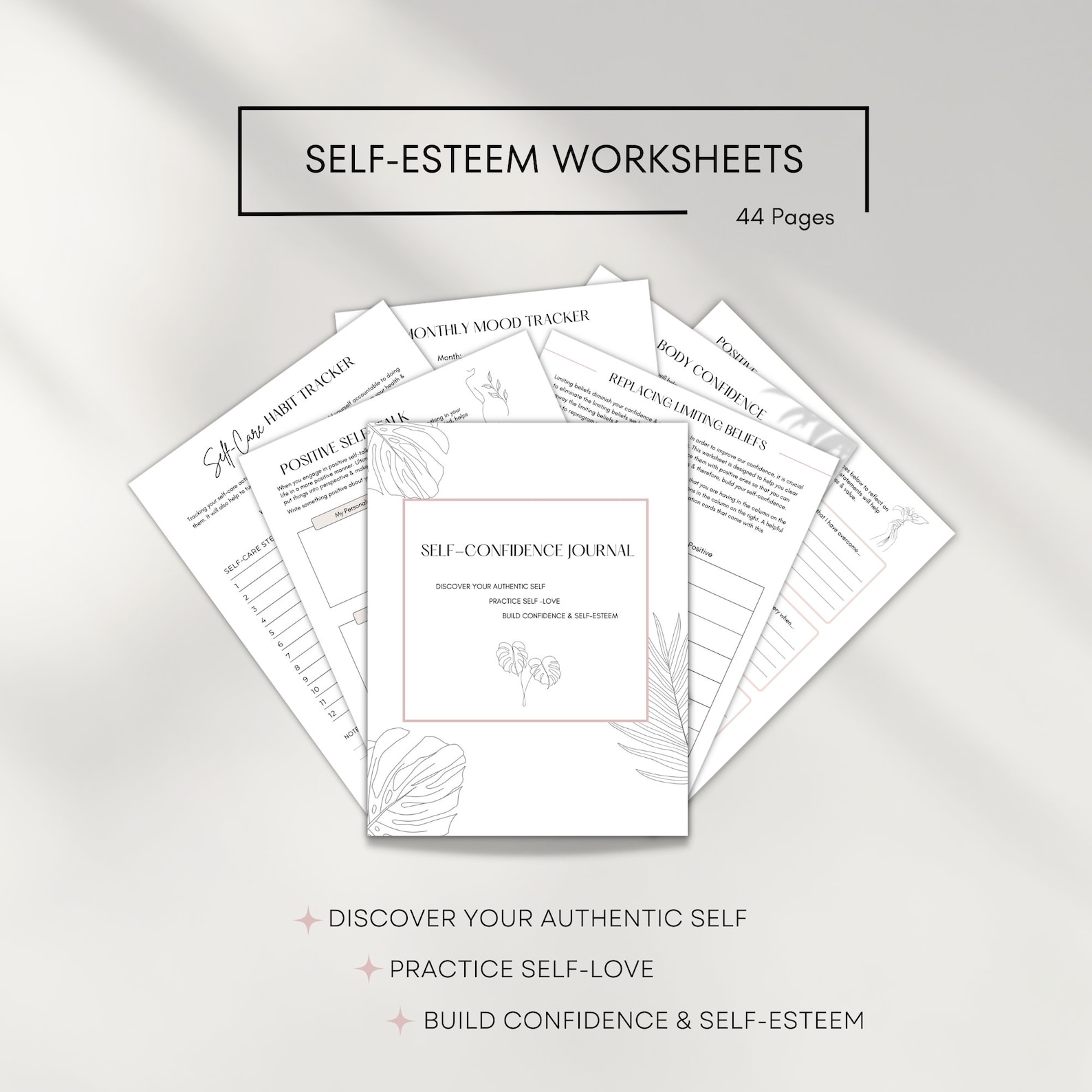 Personal Growth Bundle Self Growth Journal Self Improvement - Etsy