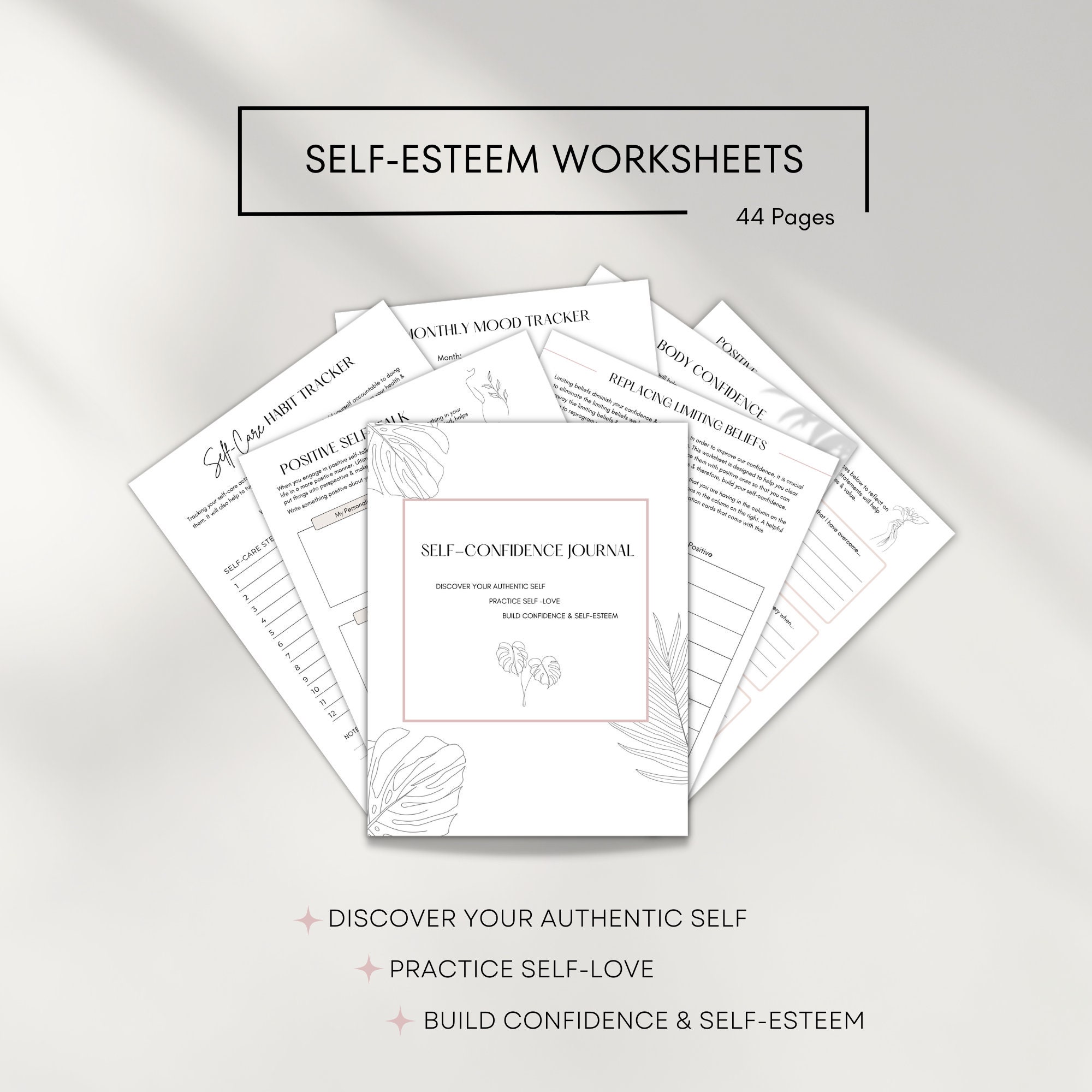 Personal Growth Bundle Self Growth Journal Self Improvement - Etsy