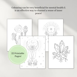 Mystical Colouring Pages, Nature Coloring Book, Printable, Mindfulness ...