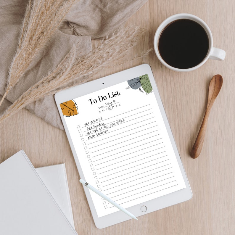 To Do List Printable Boho to Do List Planner to Do List PDF - Etsy