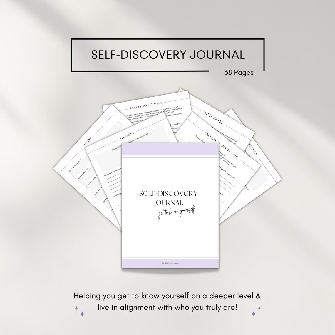 Personal Growth Bundle Self Growth Journal Self Improvement - Etsy