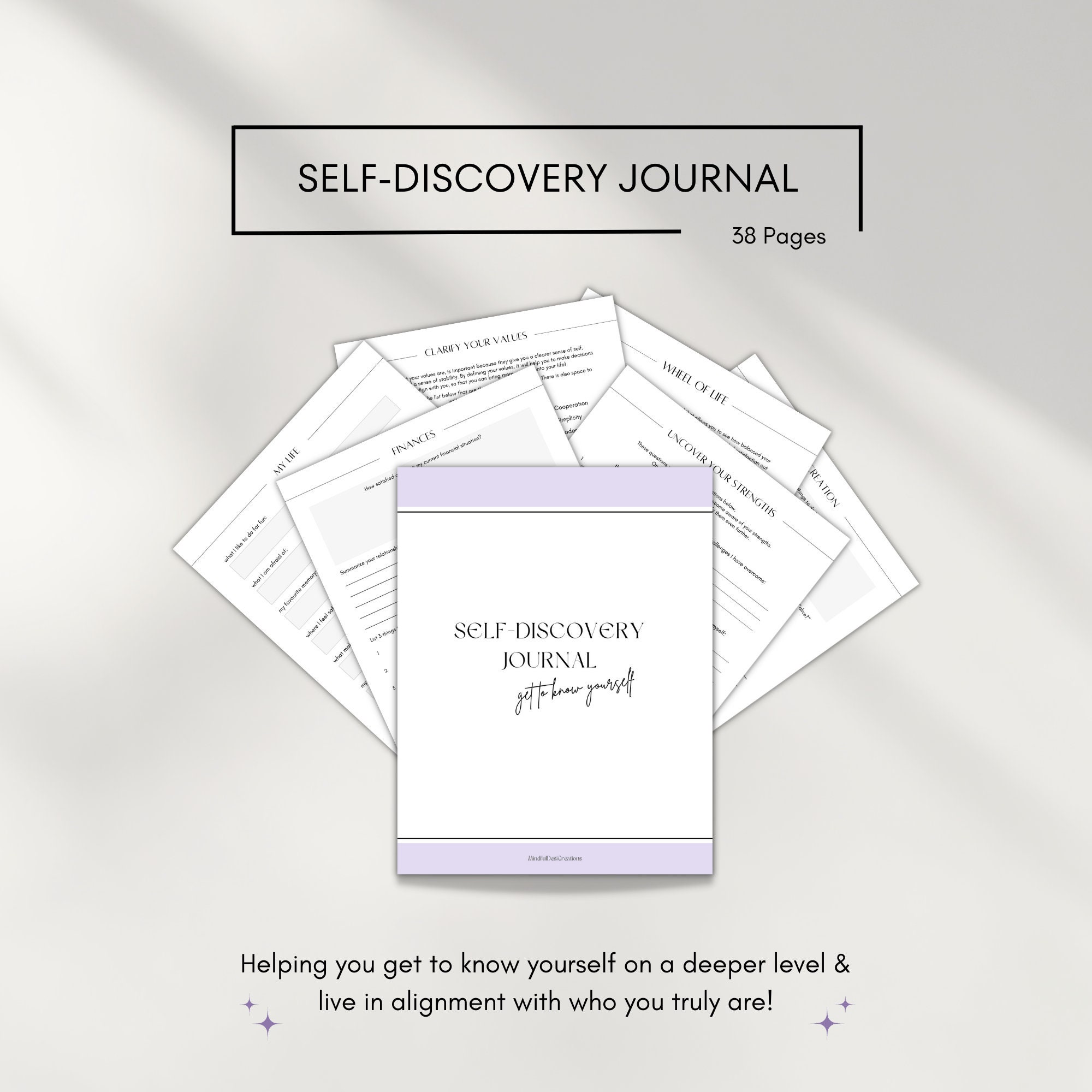 Personal Growth Bundle Self Growth Journal Self Improvement - Etsy