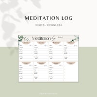 Printable Daily Mindfulness Journal, Self Reflection Guided Journal ...