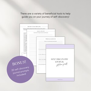 Self Discovery Journal Printable, Get to Know Yourself Workbook, Self ...