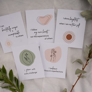 32 Printable Positive Affirmation Cards, Affirmation Cards for ...