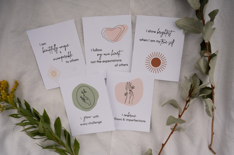 32 Printable Positive Affirmation Cards, Affirmation Cards for ...