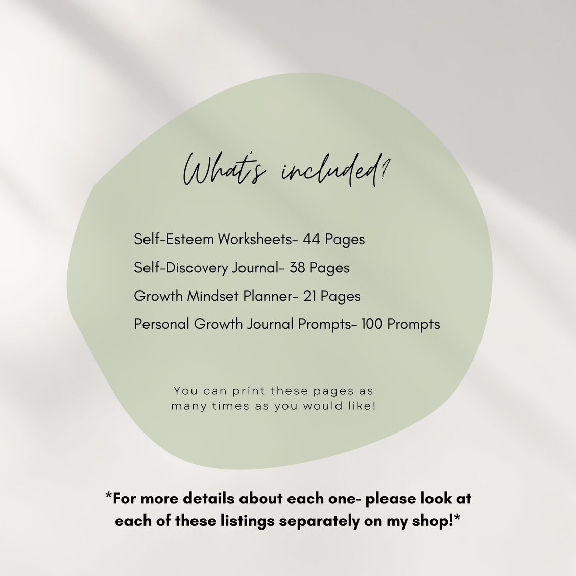 Personal Growth Bundle Self Growth Journal Self Improvement - Etsy