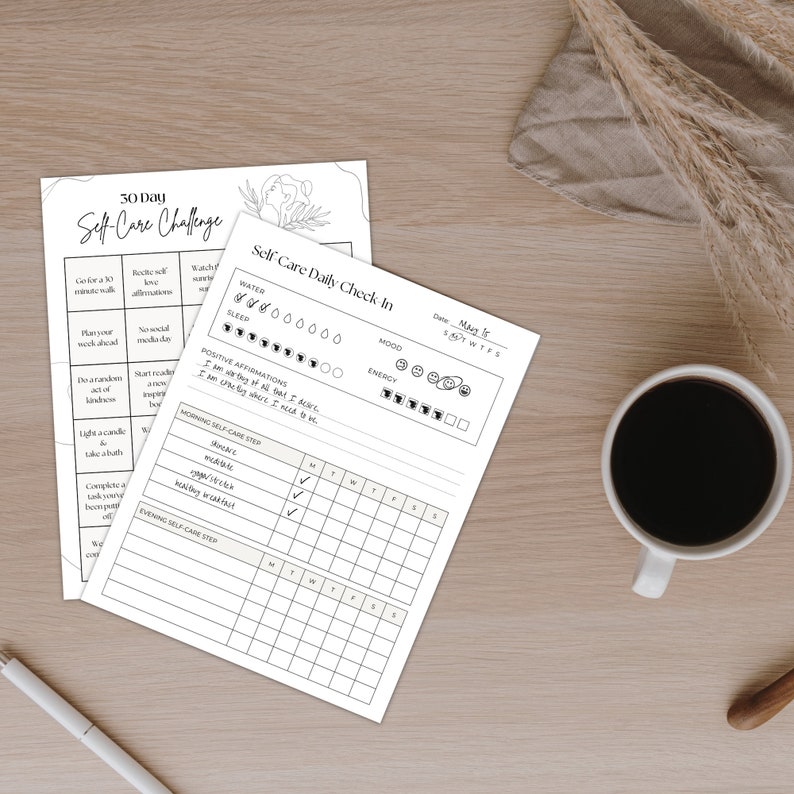 Self Care Printable Planner Self Love Journal Self Care - Etsy