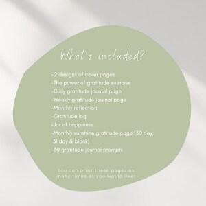 Gratitude Journal Printable Bundle, Daily Reflection (PDF) - Etsy