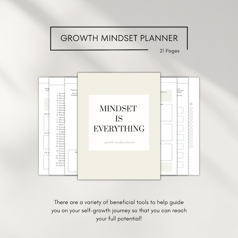 Personal Growth Bundle Self Growth Journal Self Improvement - Etsy