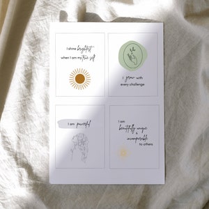 32 Printable Positive Affirmation Cards, Affirmation Cards for ...