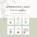 32 Printable Positive Affirmation Cards, Affirmation Cards for ...