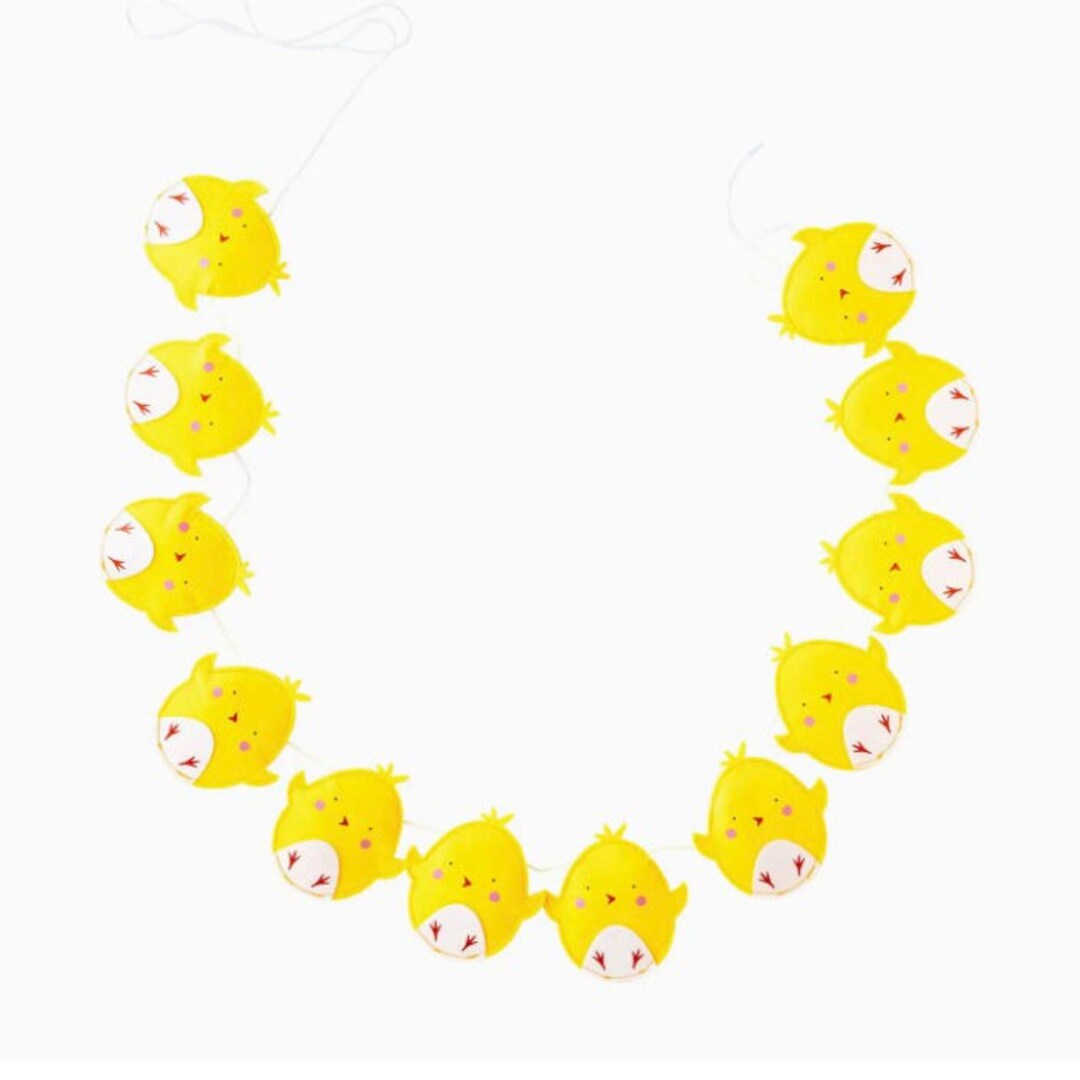 Easter Garland, Easter Home Decor, Chick Decoration, Easter Party ...